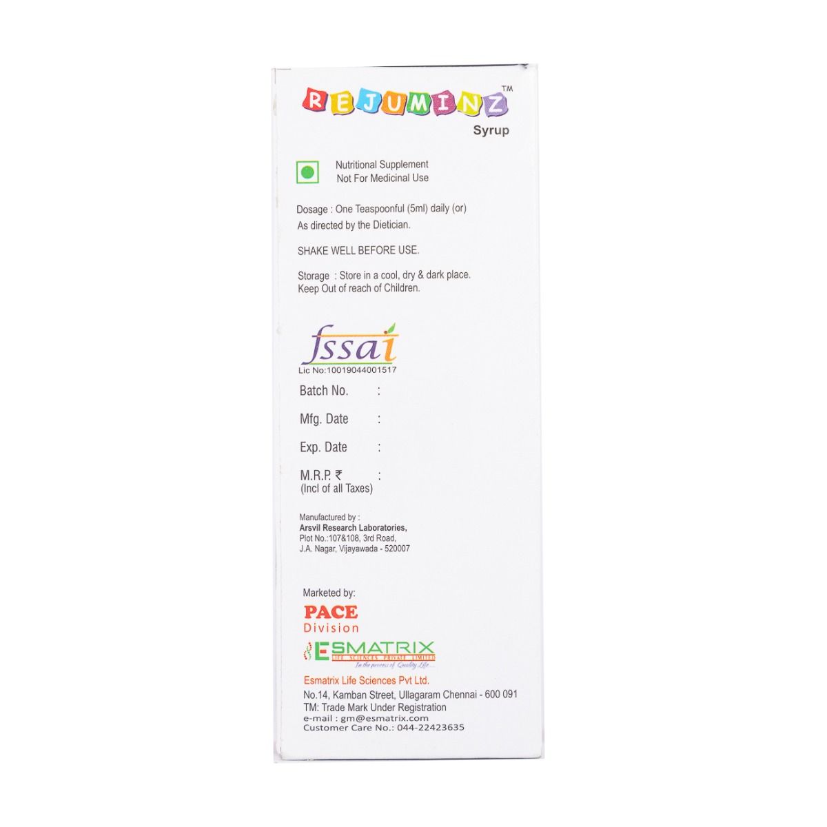 Rejuminz Syrup 150 ml Price, Uses, Side Effects, Composition - Apollo ...