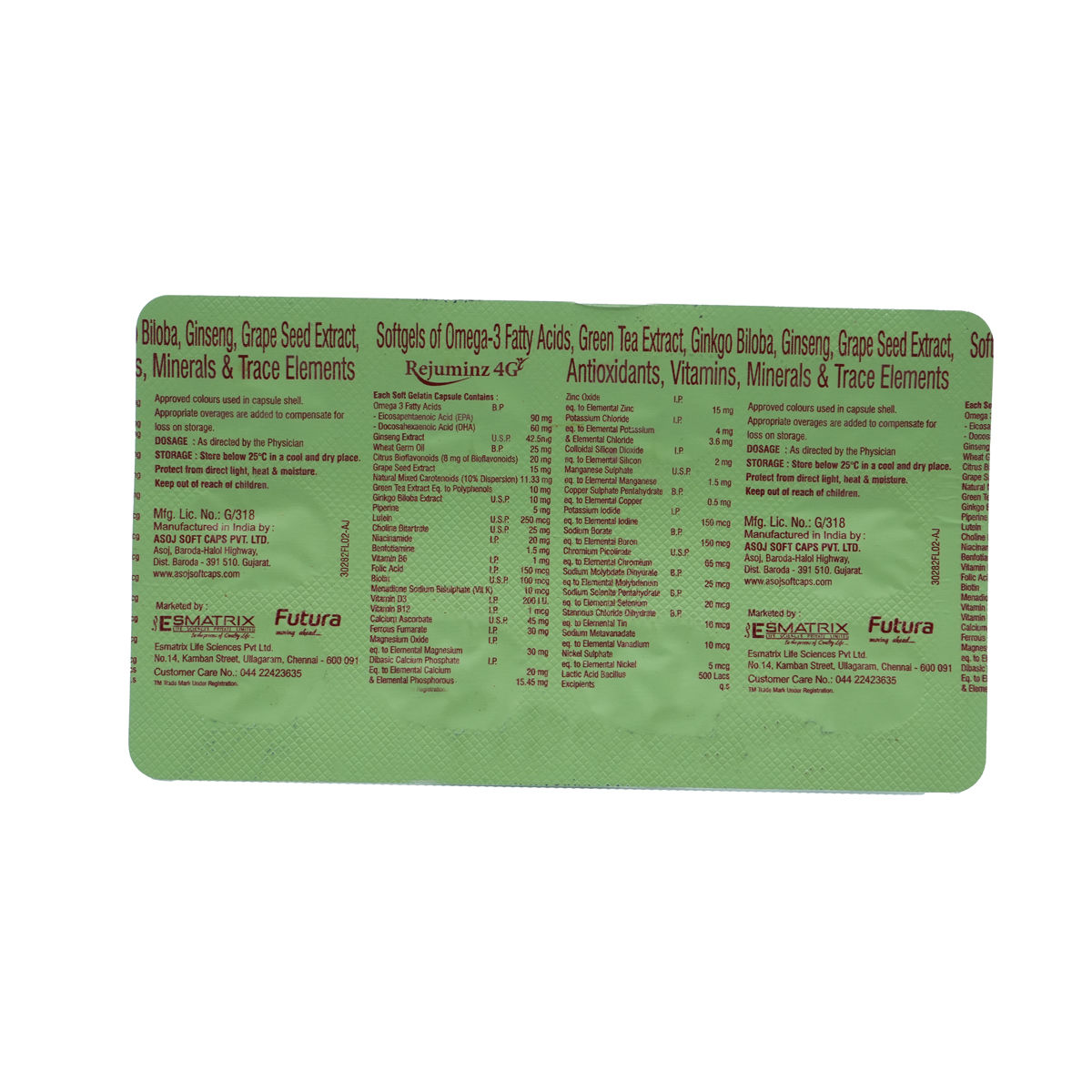 Rejuminz 4G Capsule 10's Price, Uses, Side Effects, Composition ...