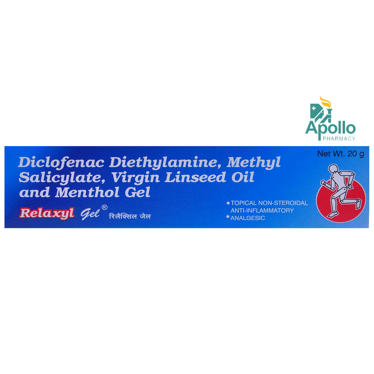 Relaxyl Gel 20 gm Price, Uses, Side Effects, Composition - Apollo Pharmacy