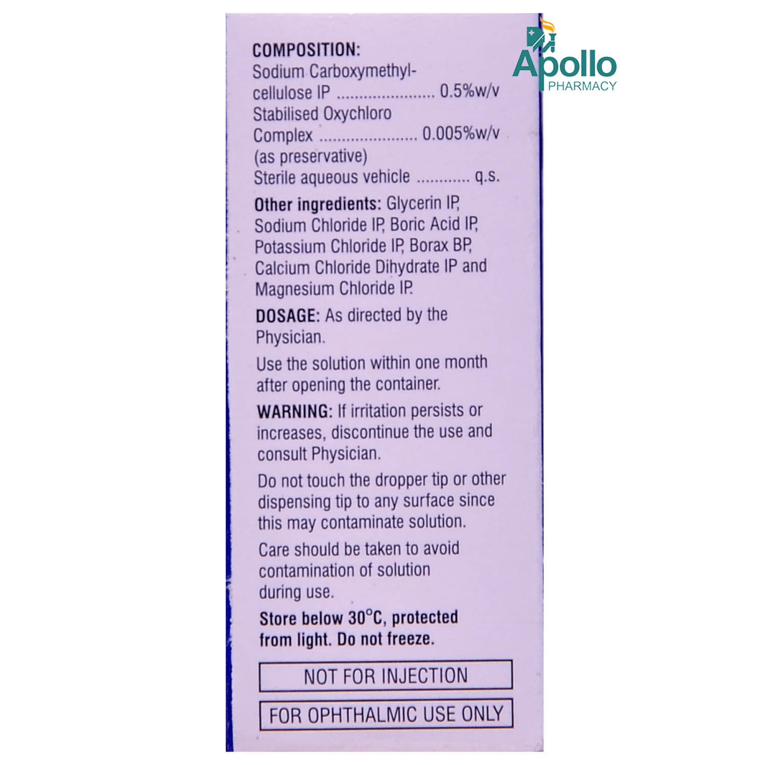 RE LUBE EYE DROPS 10ML Price, Uses, Side Effects, Composition - Apollo ...
