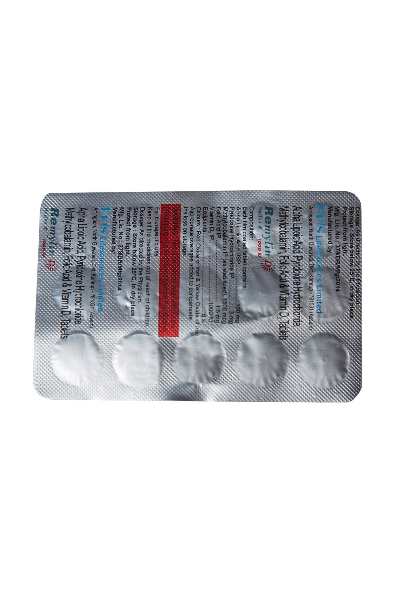 Remylin D 1000IU Tablet 10's Price, Uses, Side Effects, Composition ...