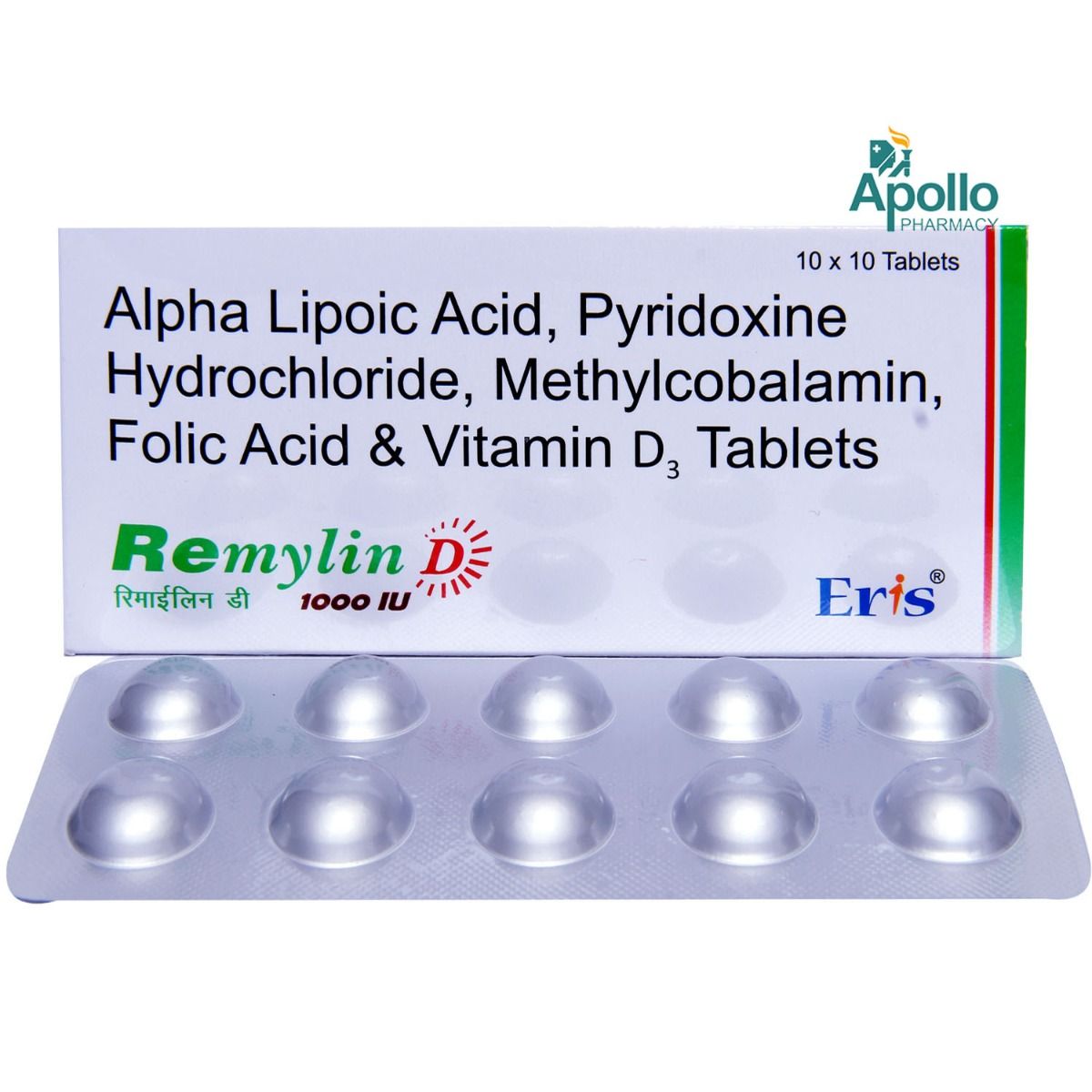 Remylin D 1000IU Tablet 10's Price, Uses, Side Effects, Composition ...