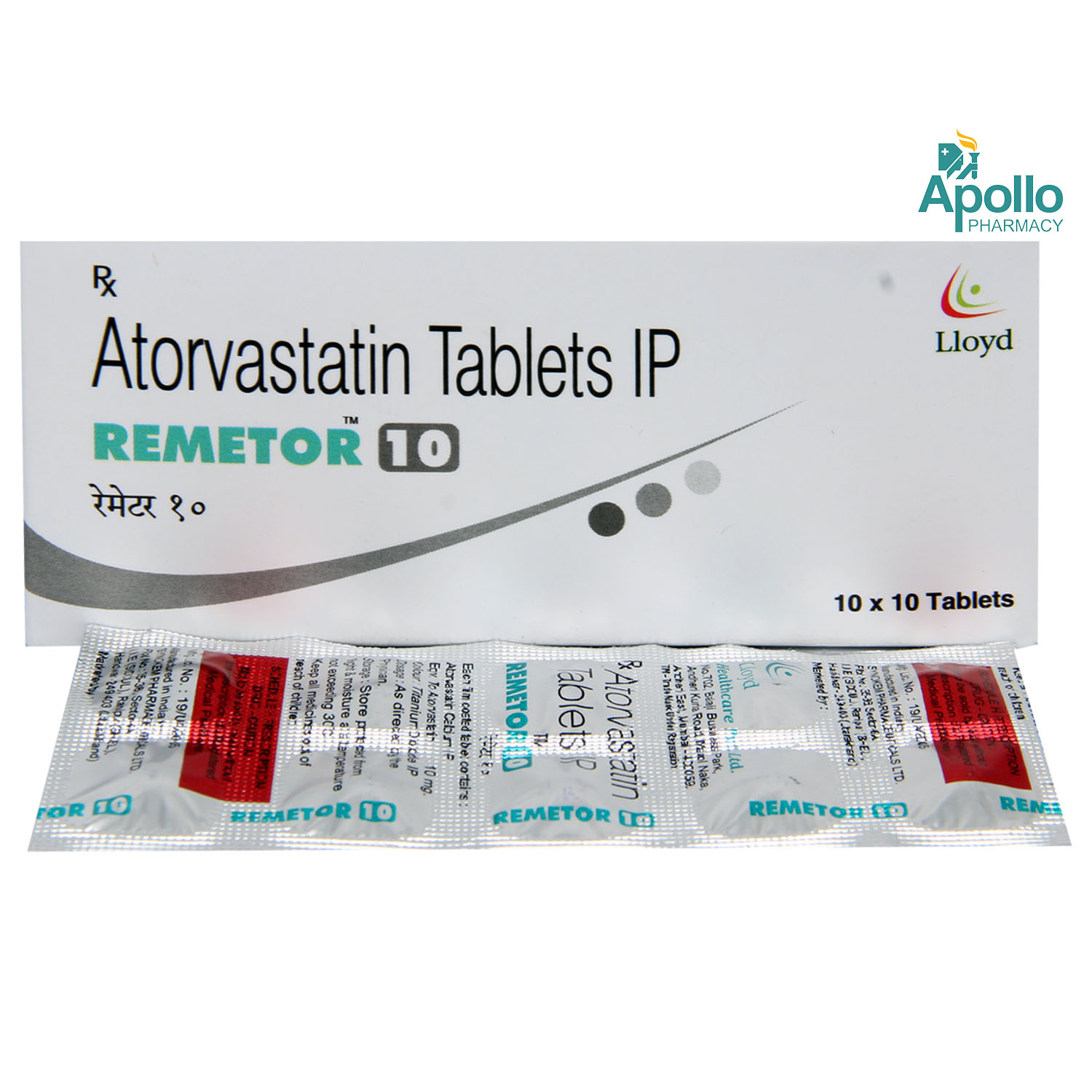 Remetor 10 Tablet 10's Price, Uses, Side Effects, Composition - Apollo ...