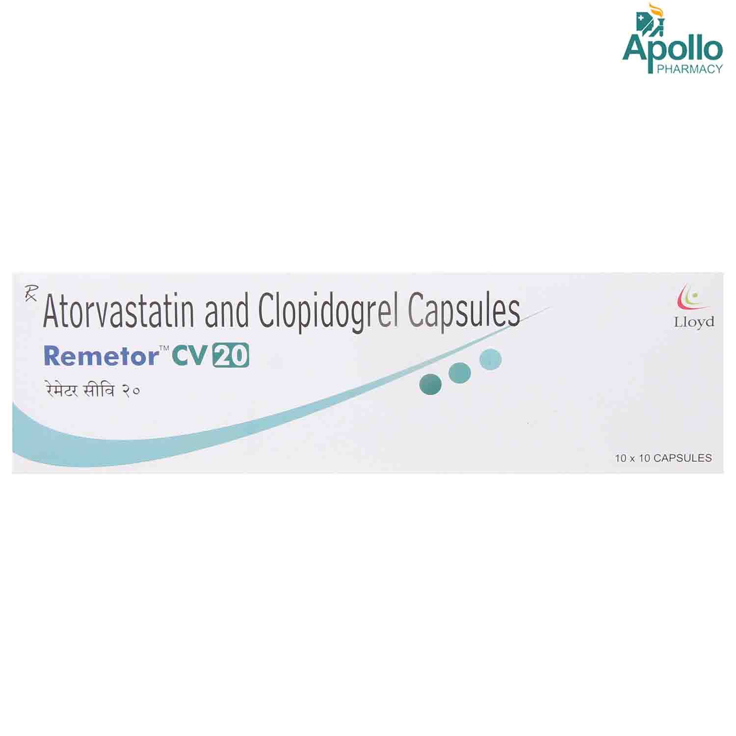 Remetor CV 20 Capsule 10's Price, Uses, Side Effects, Composition ...