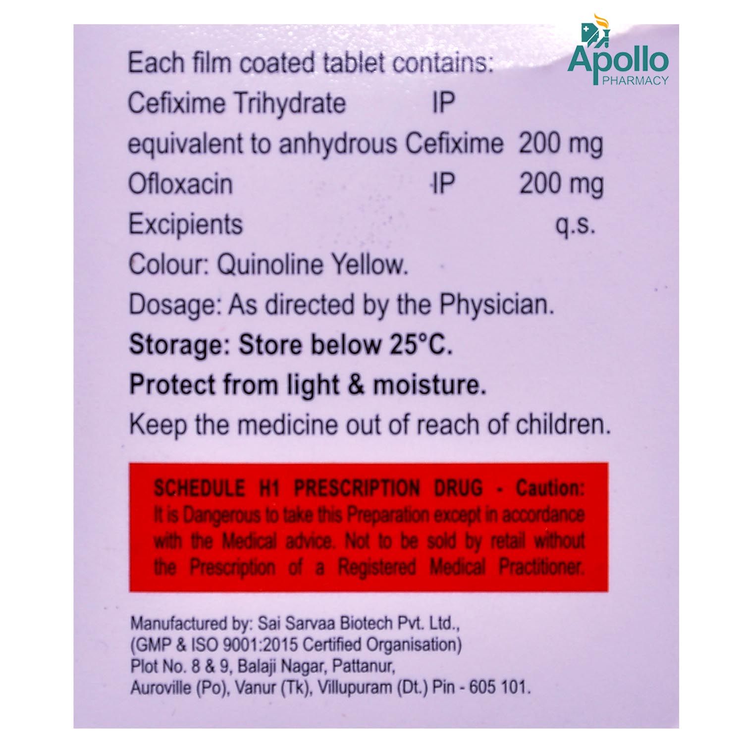 REMICEF O 200MG TABLET 10'S Price, Uses, Side Effects, Composition ...