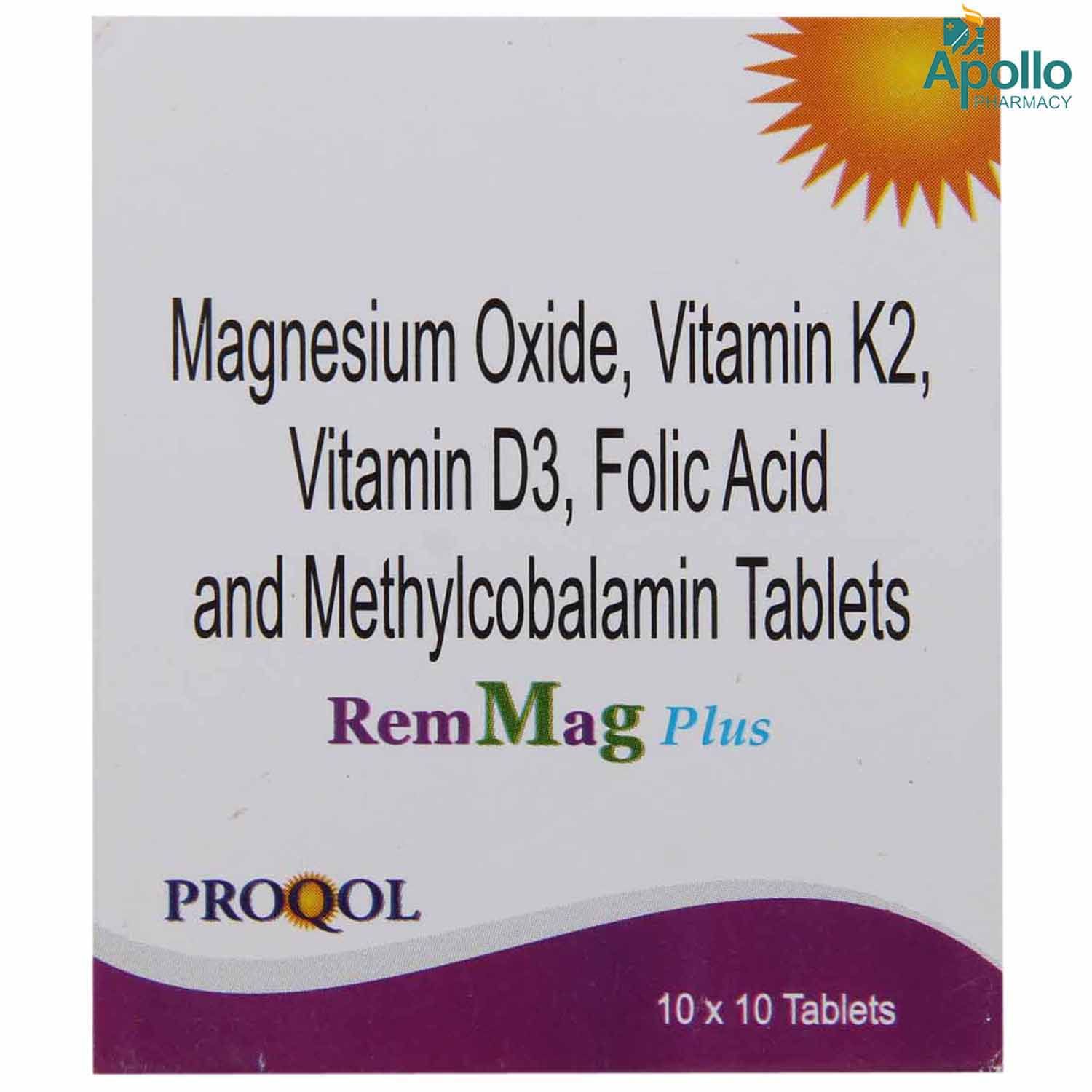 Remmag Plus Tablet 10'S Price, Uses, Side Effects, Composition - Apollo ...