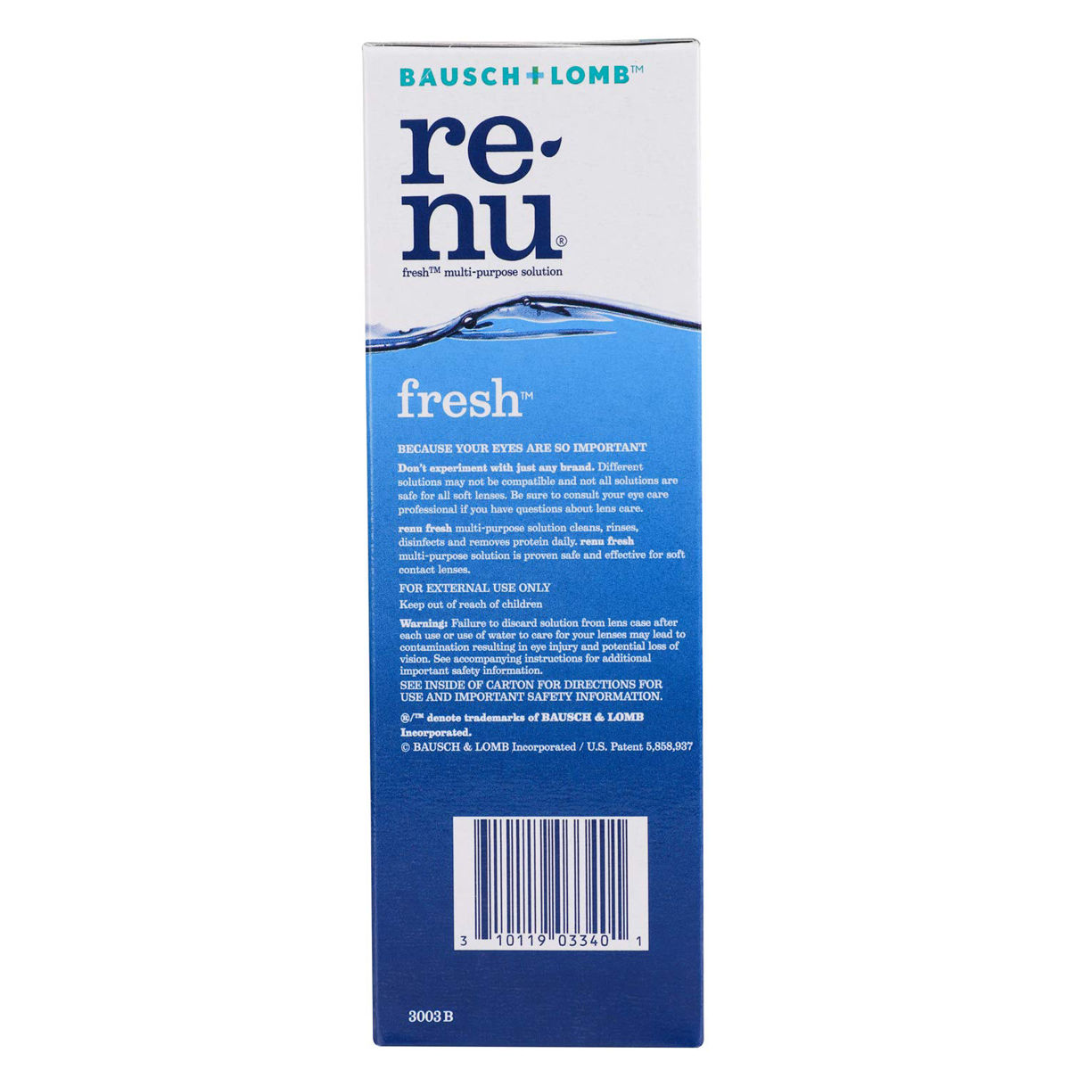 Renu Fresh Multi-Purpose Solution, 120 ml Price, Uses, Side Effects ...