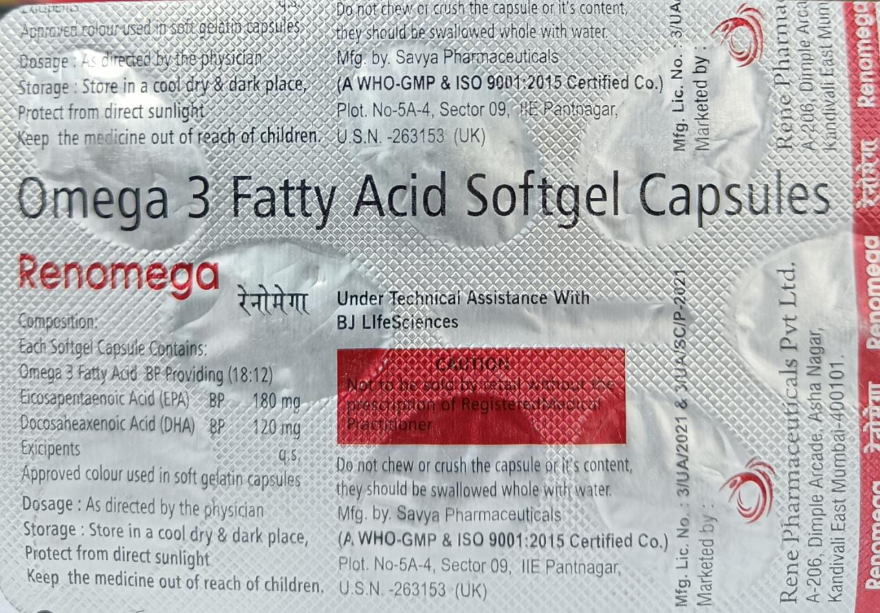 RENOMEGA CAPSULE Price, Uses, Side Effects, Composition - Apollo Pharmacy