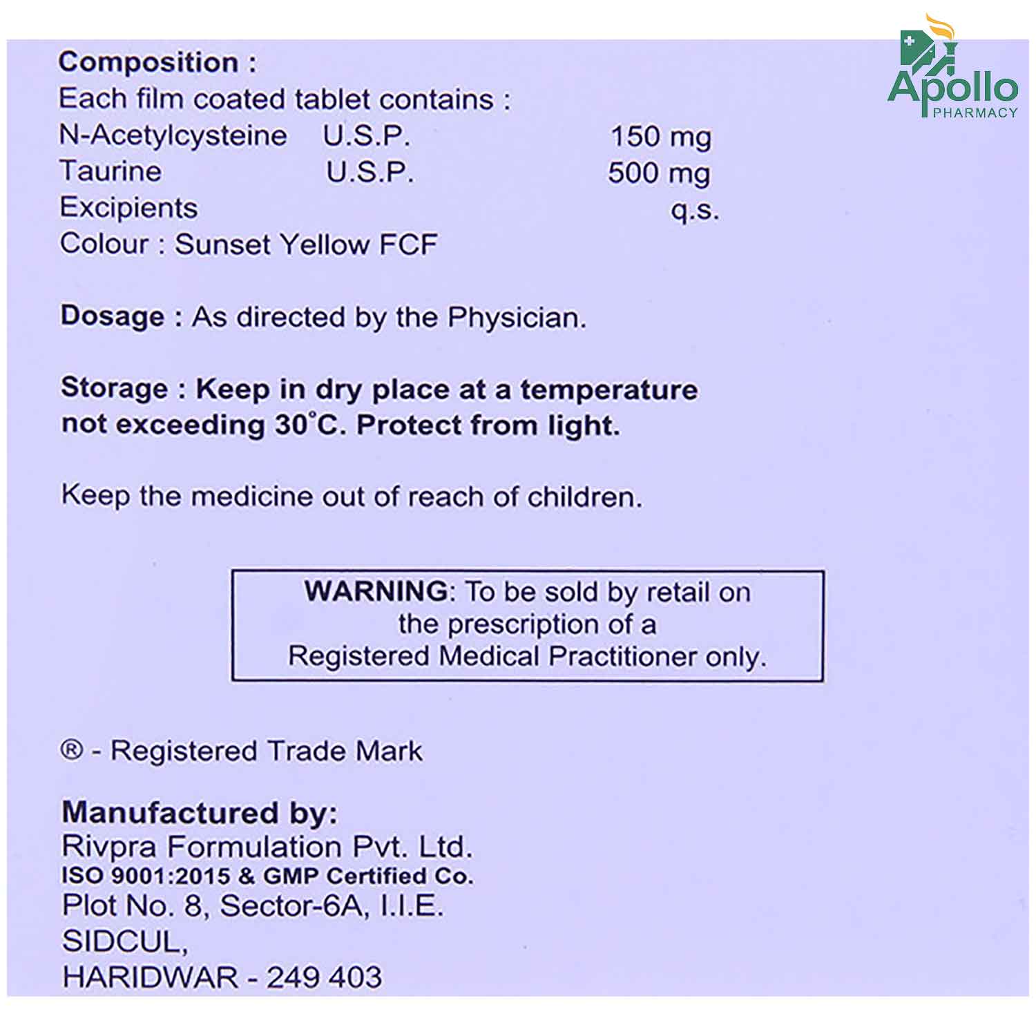 Renostead Tablet 10's Price, Uses, Side Effects, Composition - Apollo ...