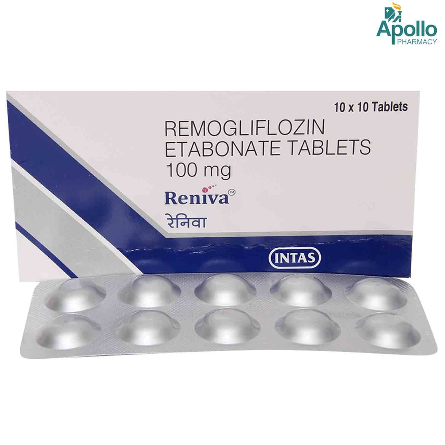 Reniva 100 Tablet 10's Price, Uses, Side Effects, Composition - Apollo ...