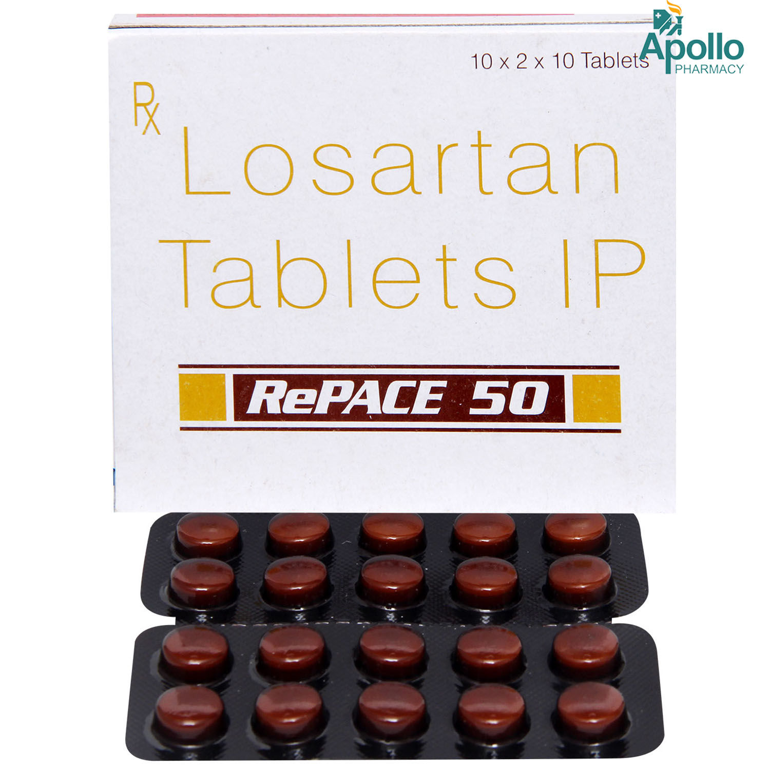Repace 50 Tablet 10's Price, Uses, Side Effects, Composition - Apollo ...