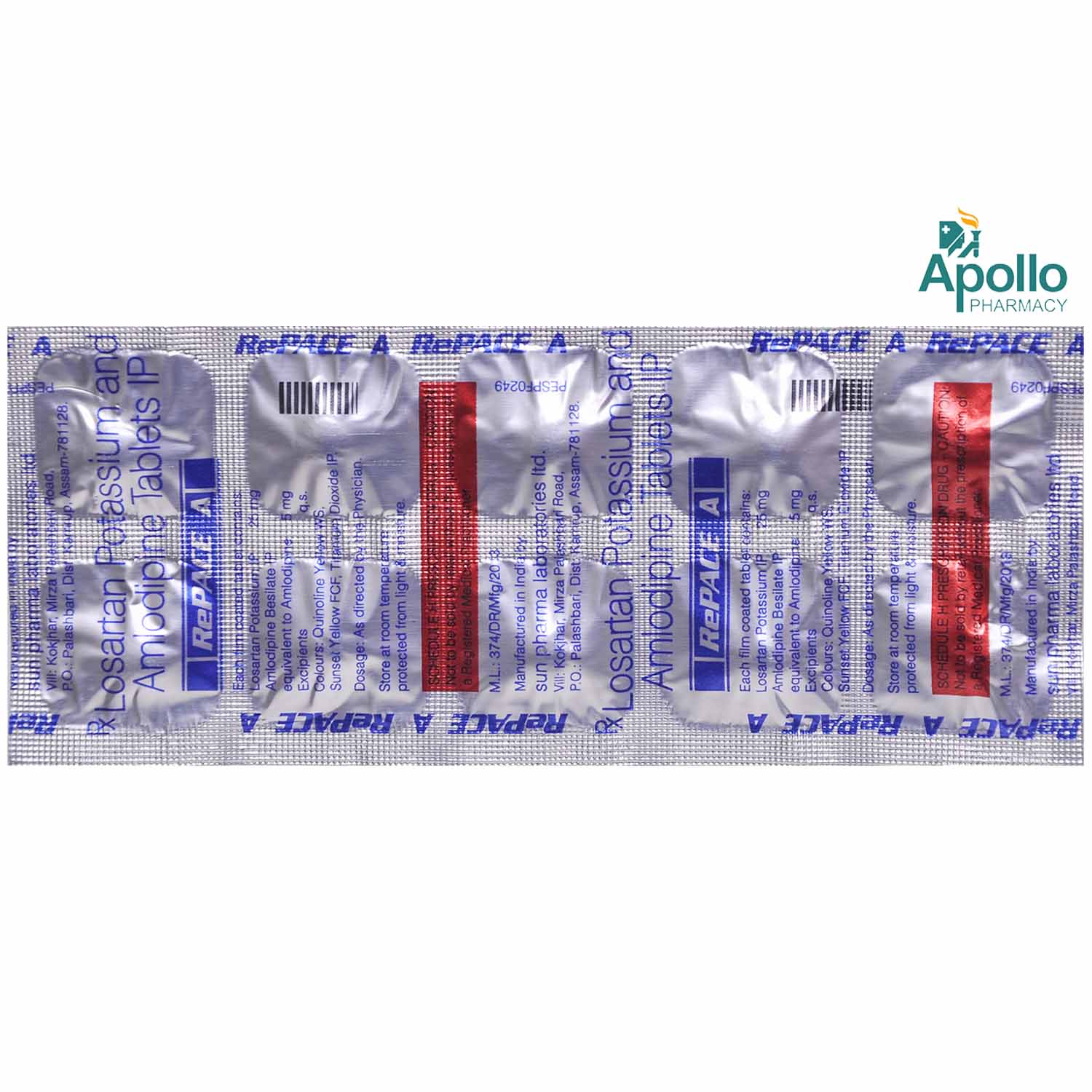 REPACE A TABLET Price, Uses, Side Effects, Composition - Apollo Pharmacy