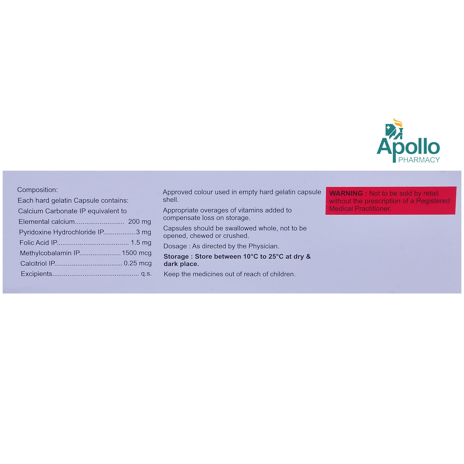 REPOSIT CAPSULE 10'S Price, Uses, Side Effects, Composition - Apollo ...