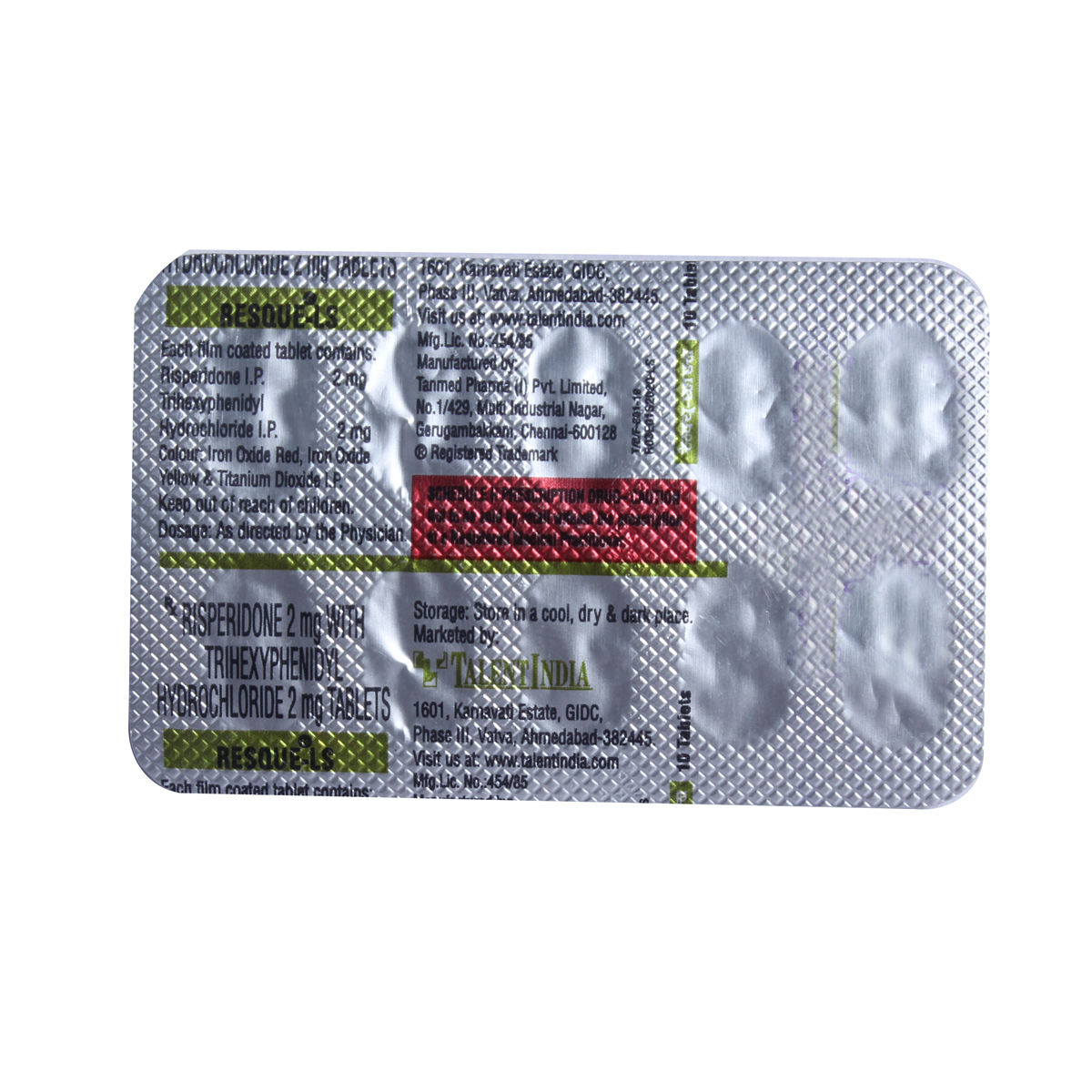 Resque-LS Tablet 10's Price, Uses, Side Effects, Composition - Apollo ...