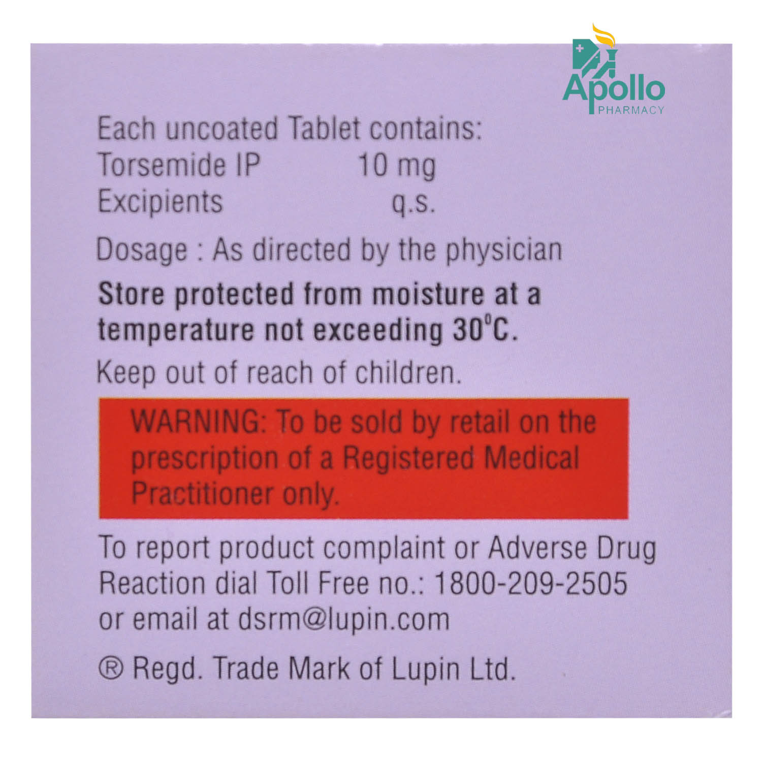 Retorlix 10mg Tablet 15s Price, Uses, Side Effects, Composition ...