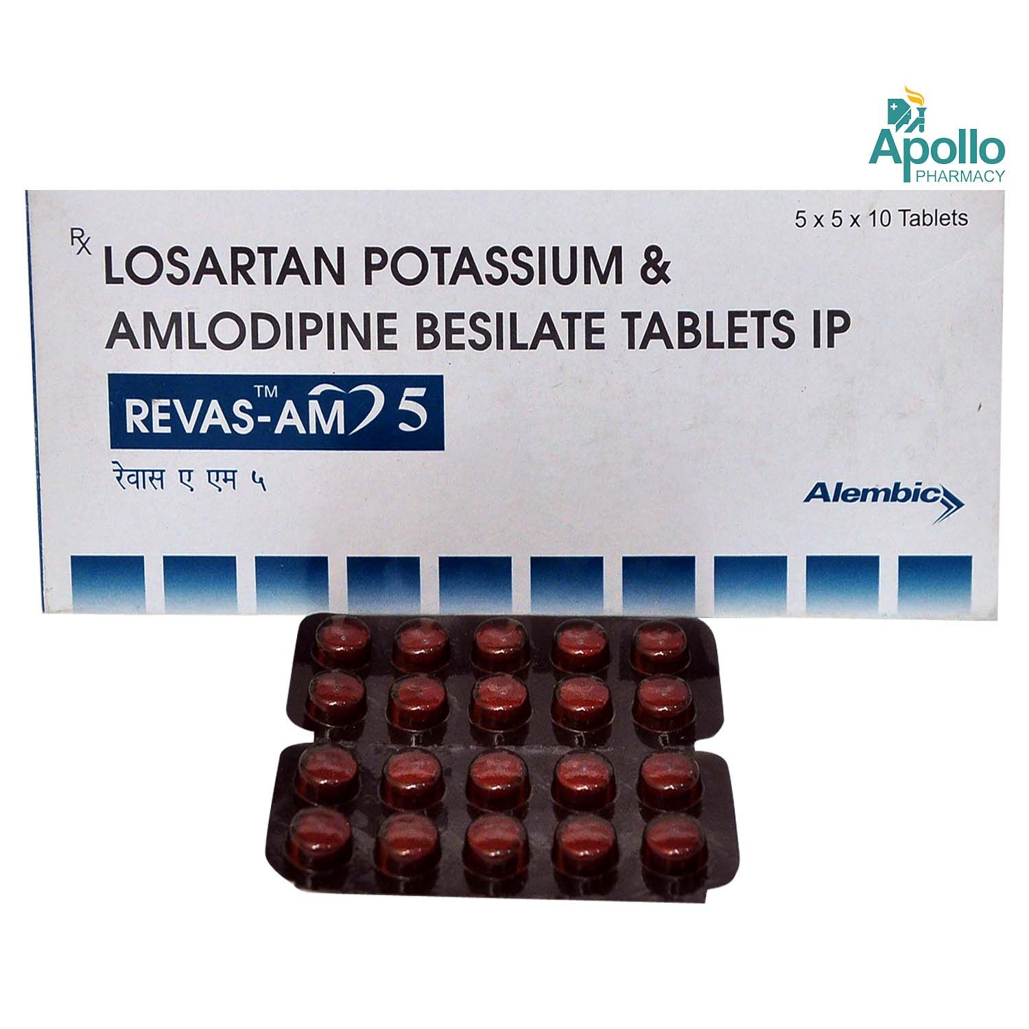 REVAS AM 5MG TABLET Price, Uses, Side Effects, Composition - Apollo ...