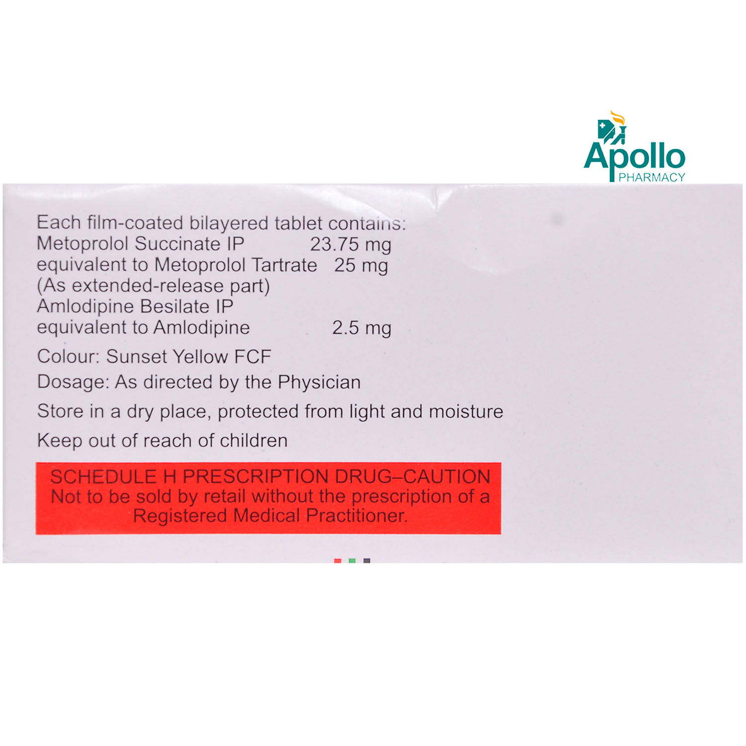 Revelol-AM 25/2.5 Tablet 10's Price, Uses, Side Effects, Composition ...