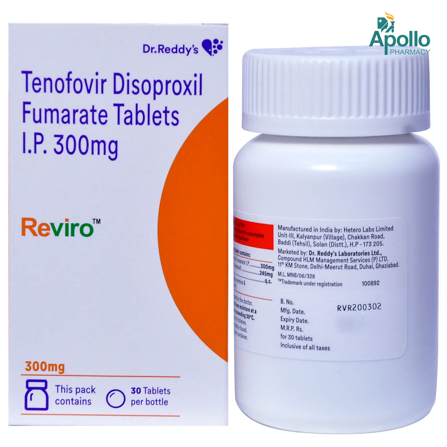 Reviro 300mg Tablet 30's Price, Uses, Side Effects, Composition ...