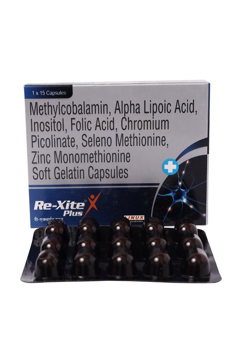 Re-Xite Plus Capsule 15's Price, Uses, Side Effects, Composition - Apollo Pharmacy