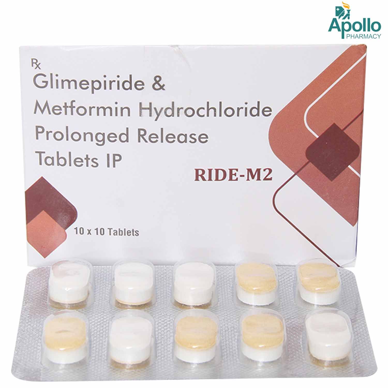 Ride-M2 Tablet 10's Price, Uses, Side Effects, Composition - Apollo ...