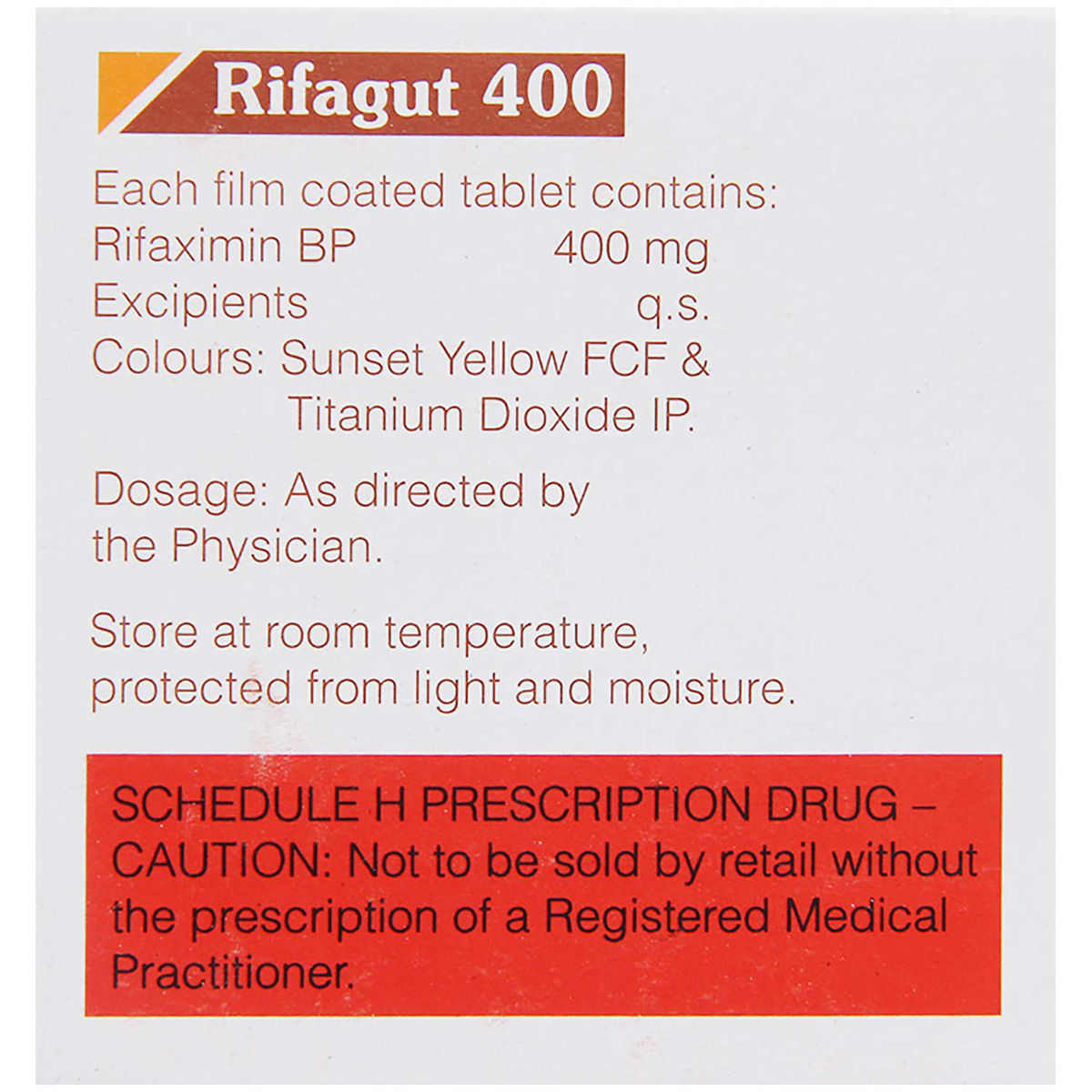 Rifagut 400 Tablet 10's Price, Uses, Side Effects, Composition - Apollo ...