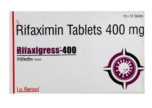 Rifaxigress-400 Tablet 10's Price, Uses, Side Effects, Composition ...