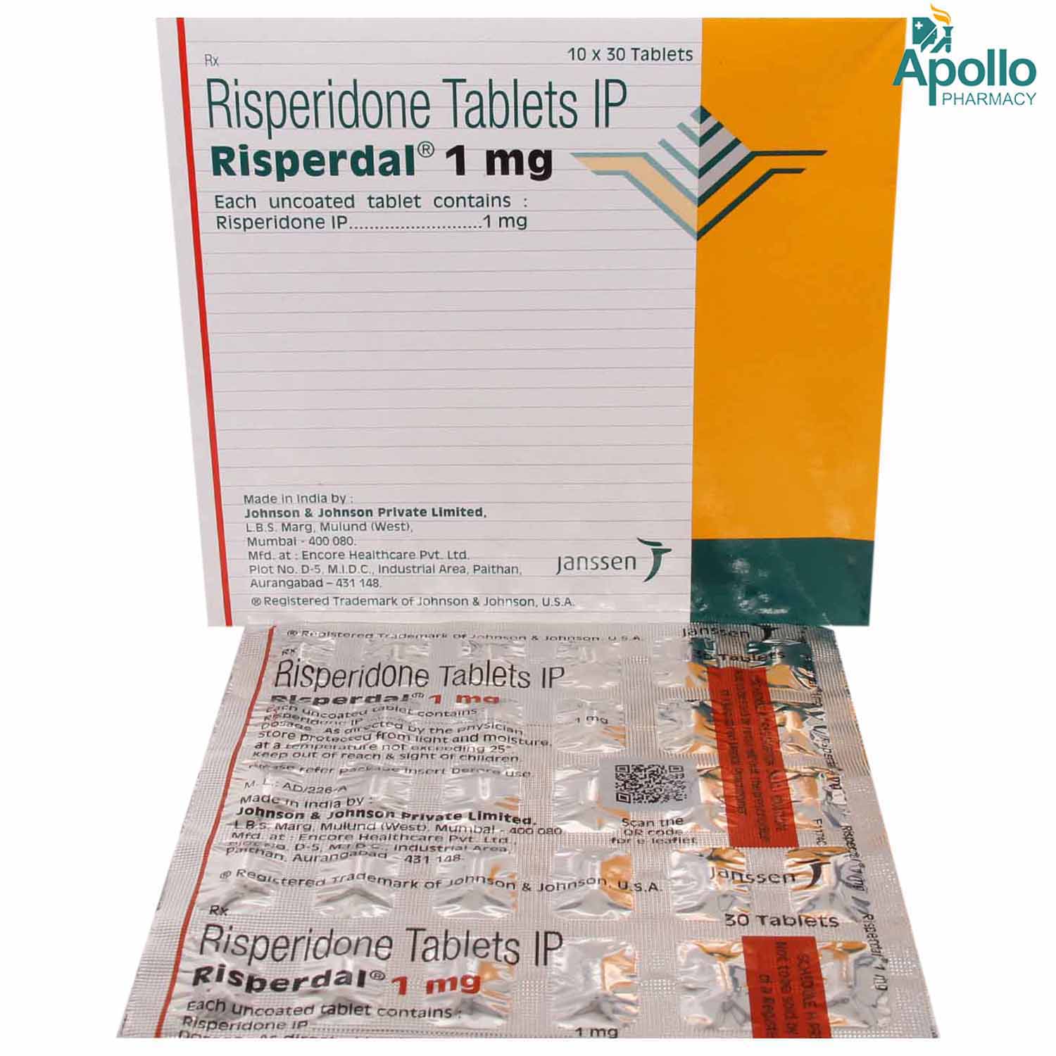 RISPERDAL 1MG TABLET Price, Uses, Side Effects, Composition - Apollo ...