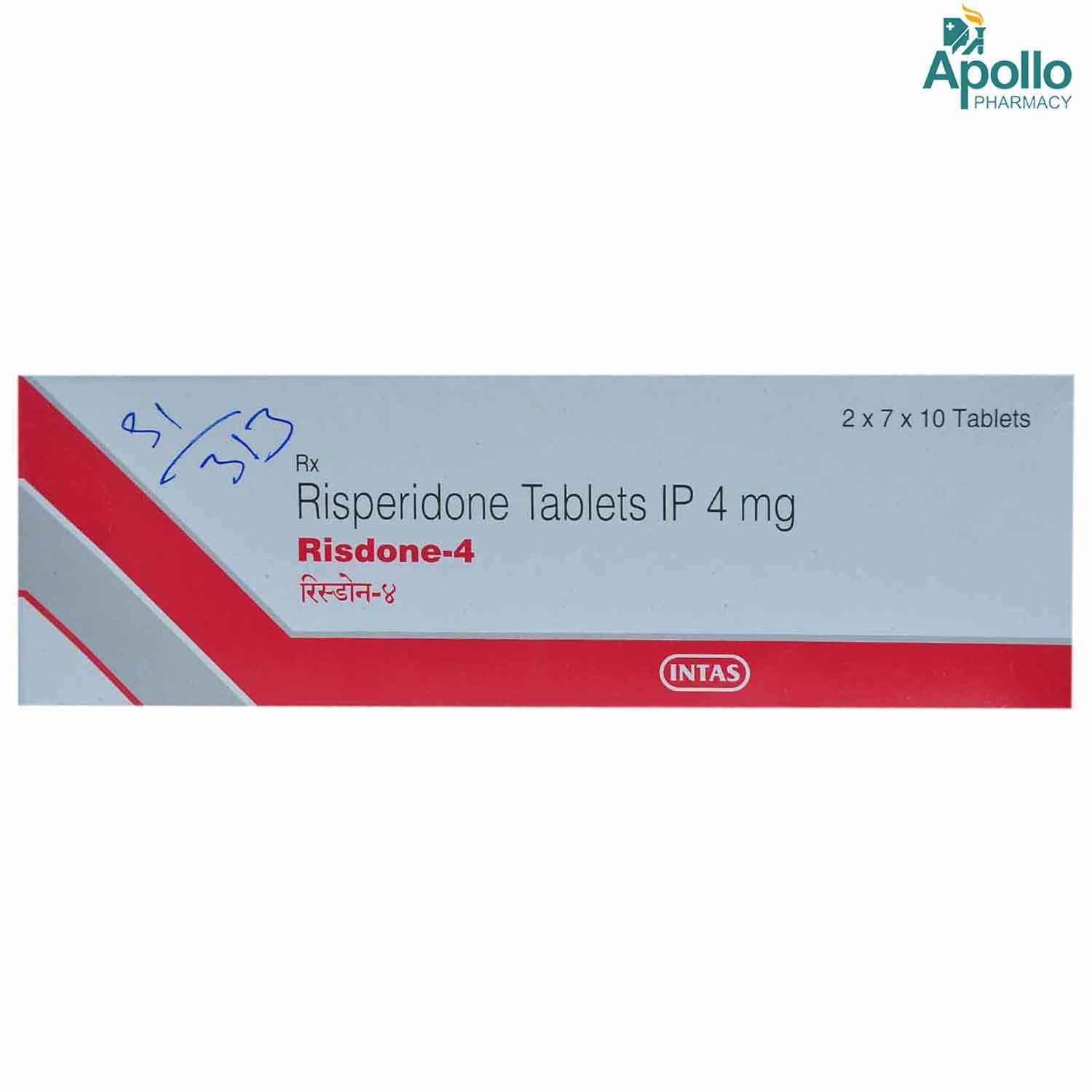 RISDONE 4MG TABLET Price, Uses, Side Effects, Composition - Apollo Pharmacy