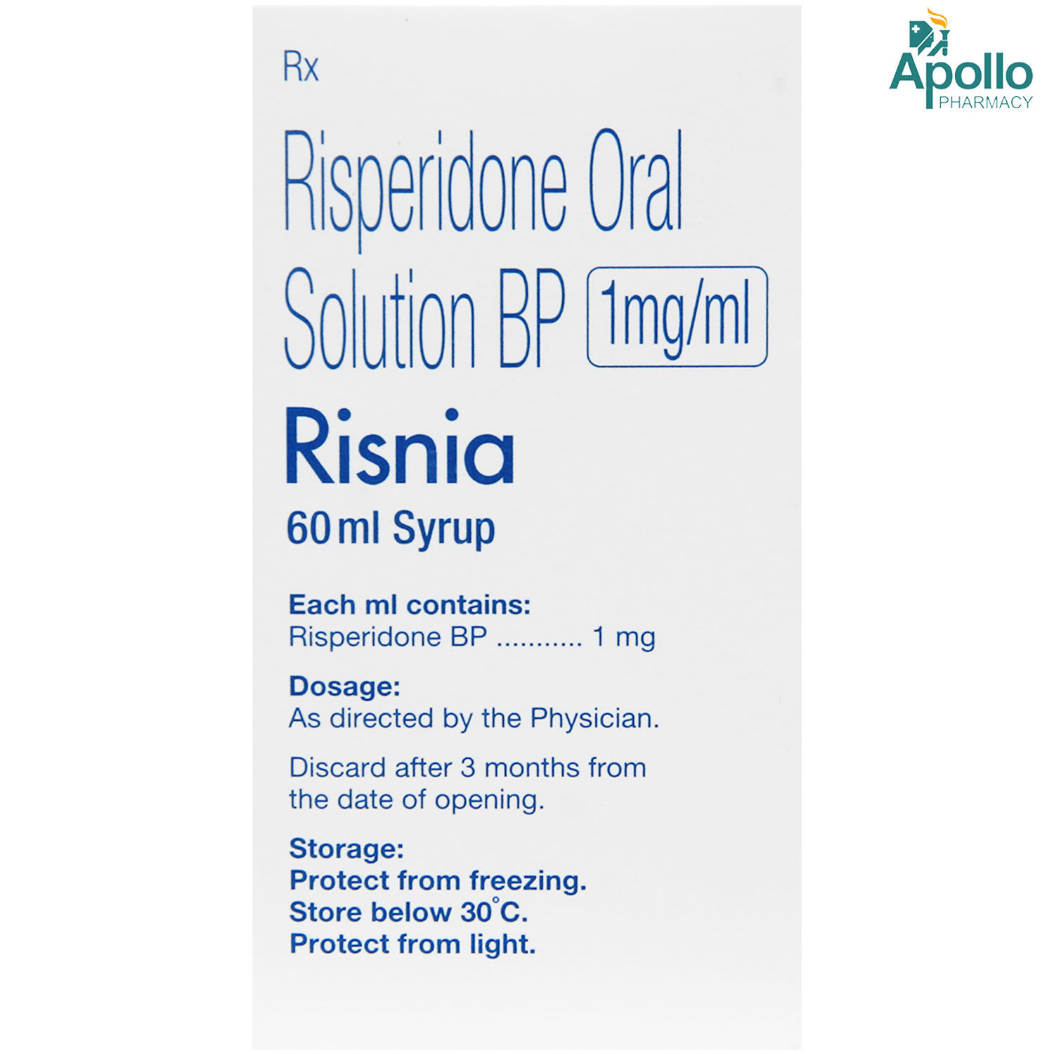 Risnia Syrup 60 ml Price, Uses, Side Effects, Composition - Apollo Pharmacy