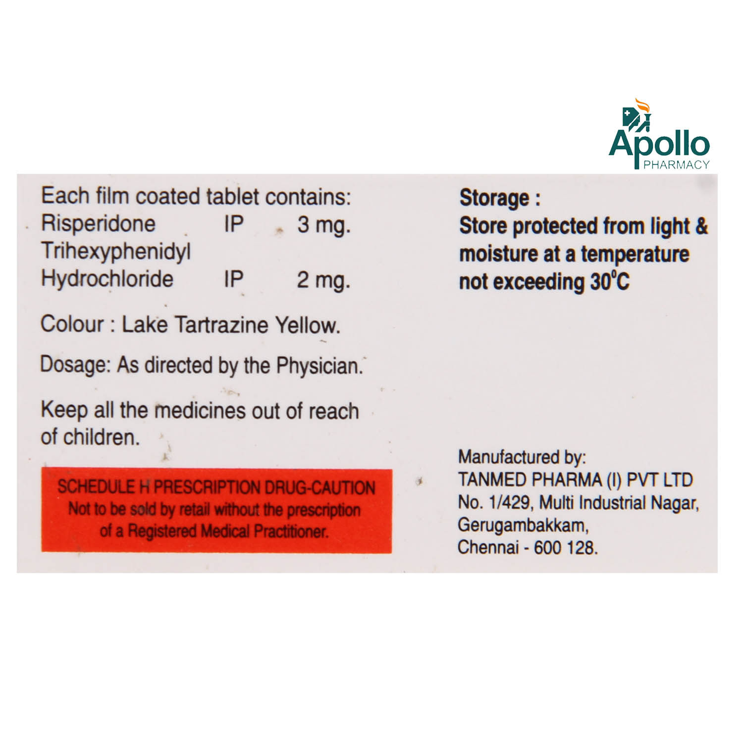 Riscon Plus Tablet 10's Price, Uses, Side Effects, Composition - Apollo ...