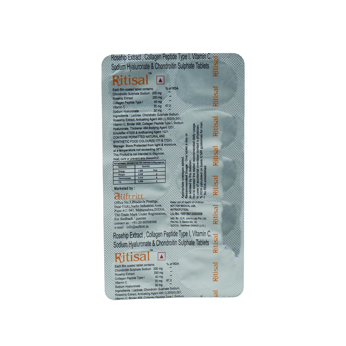Ritisal Tablet 10's Price, Uses, Side Effects, Composition - Apollo ...