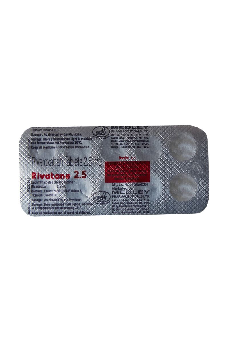 RIVATANE 2.5 TABLETS 10'S Price, Uses, Side Effects, Composition ...