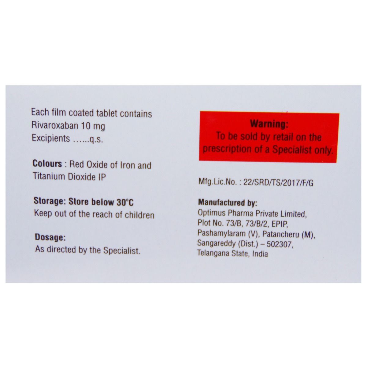 Rivalto 10 mg Tablet 10's Price, Uses, Side Effects, Composition ...