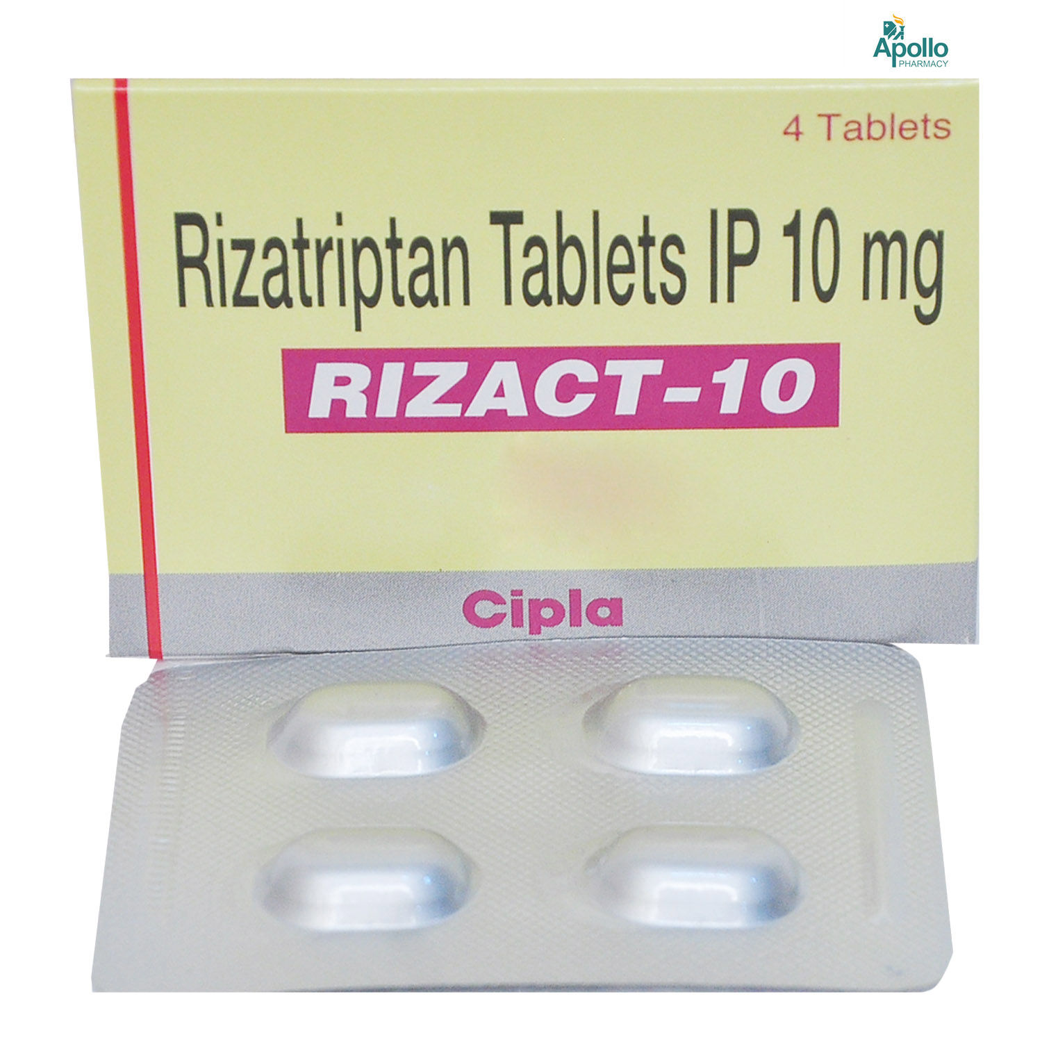 Rizact 10 Tablet 4's Price, Uses, Side Effects, Composition - Apollo ...
