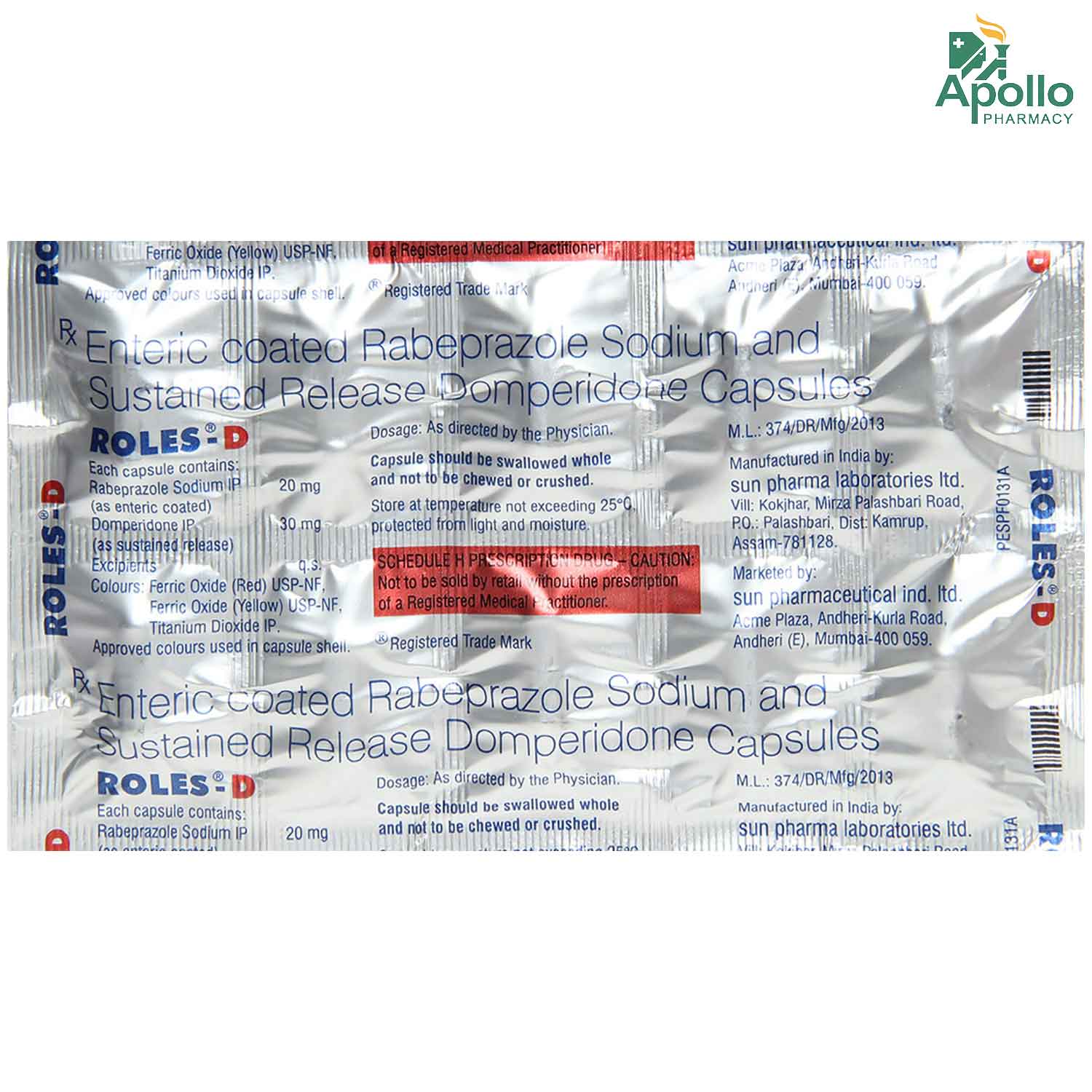 Roles-D Capsule 10's Price, Uses, Side Effects, Composition - Apollo ...