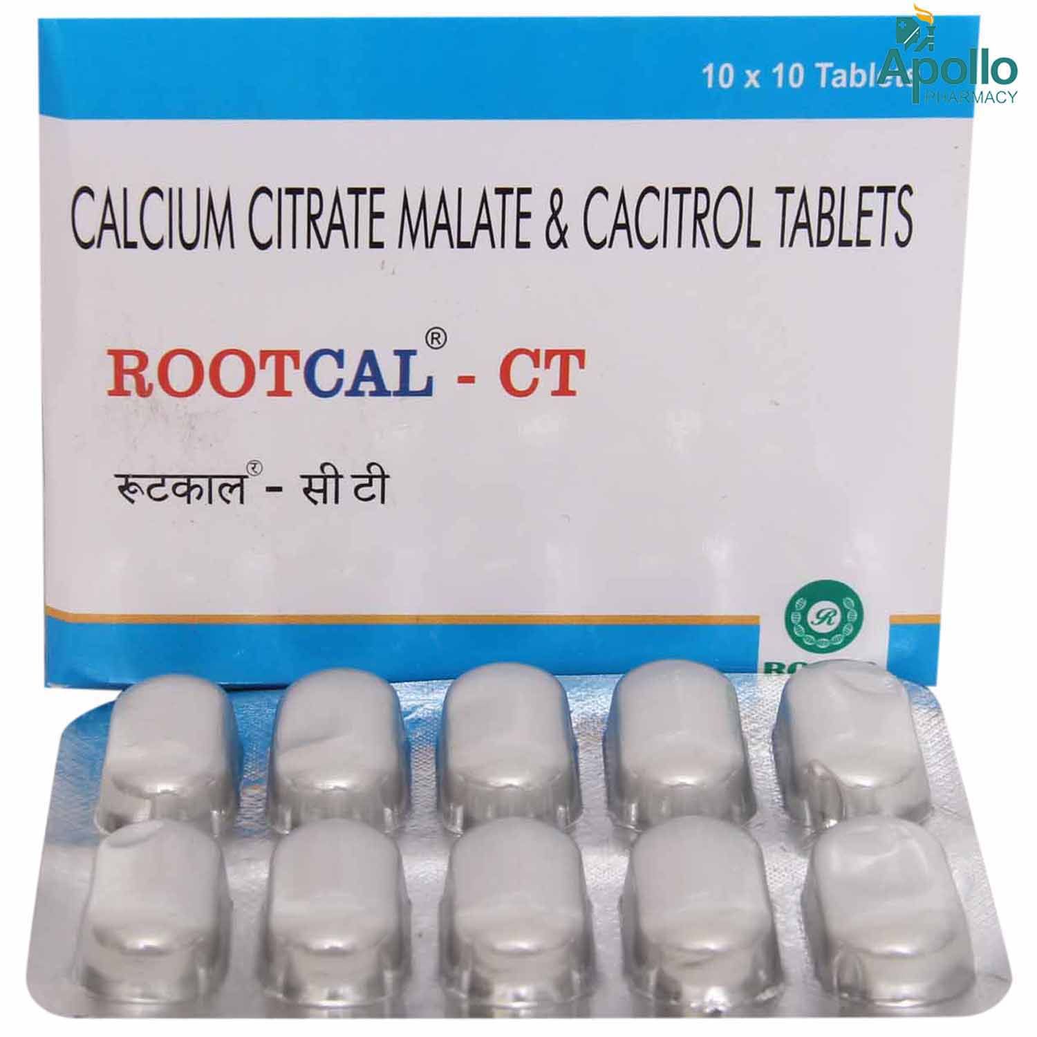 Rootcal-CT Tablet 10's Price, Uses, Side Effects, Composition - Apollo ...