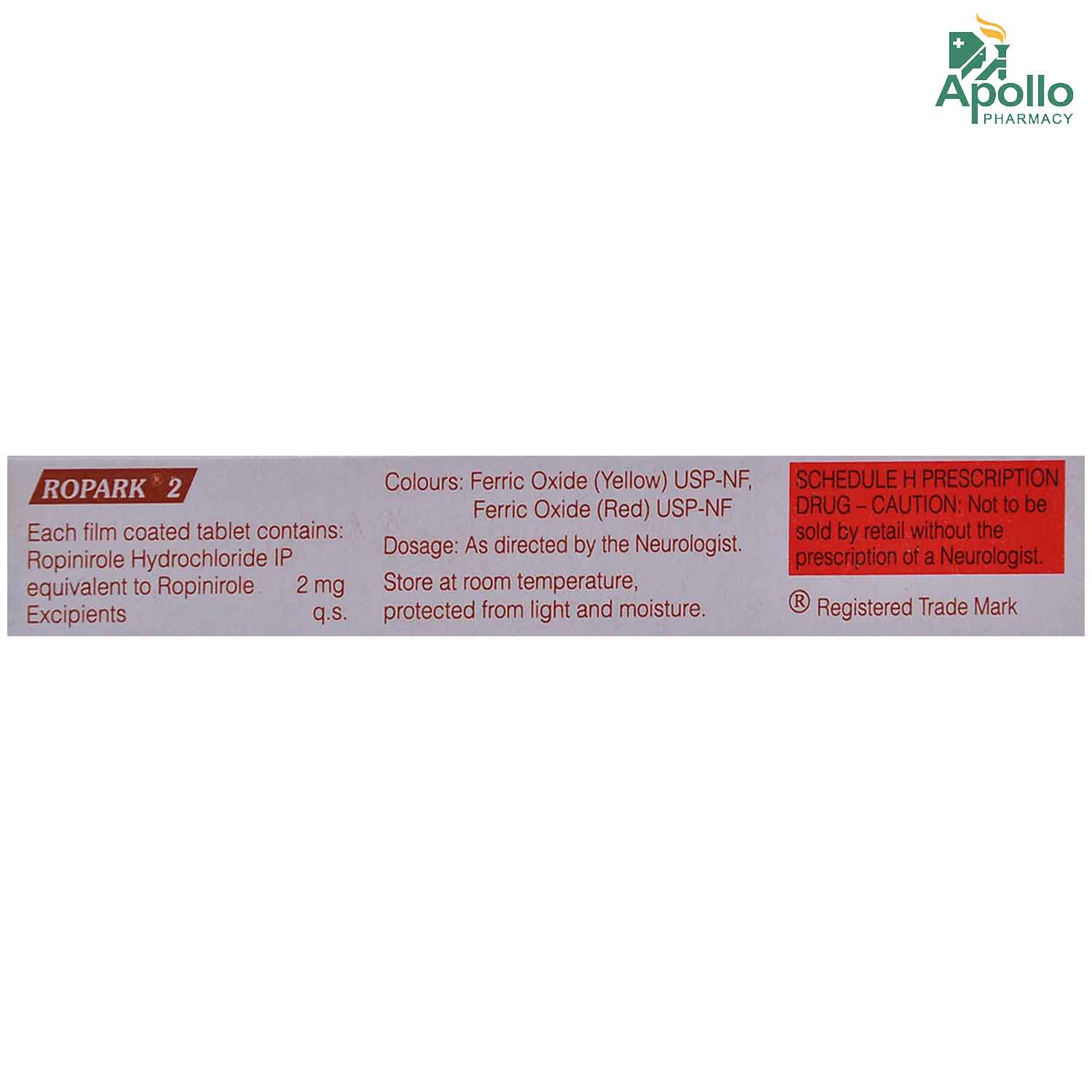 Ropark 2 Tablet 10's Price, Uses, Side Effects, Composition - Apollo ...