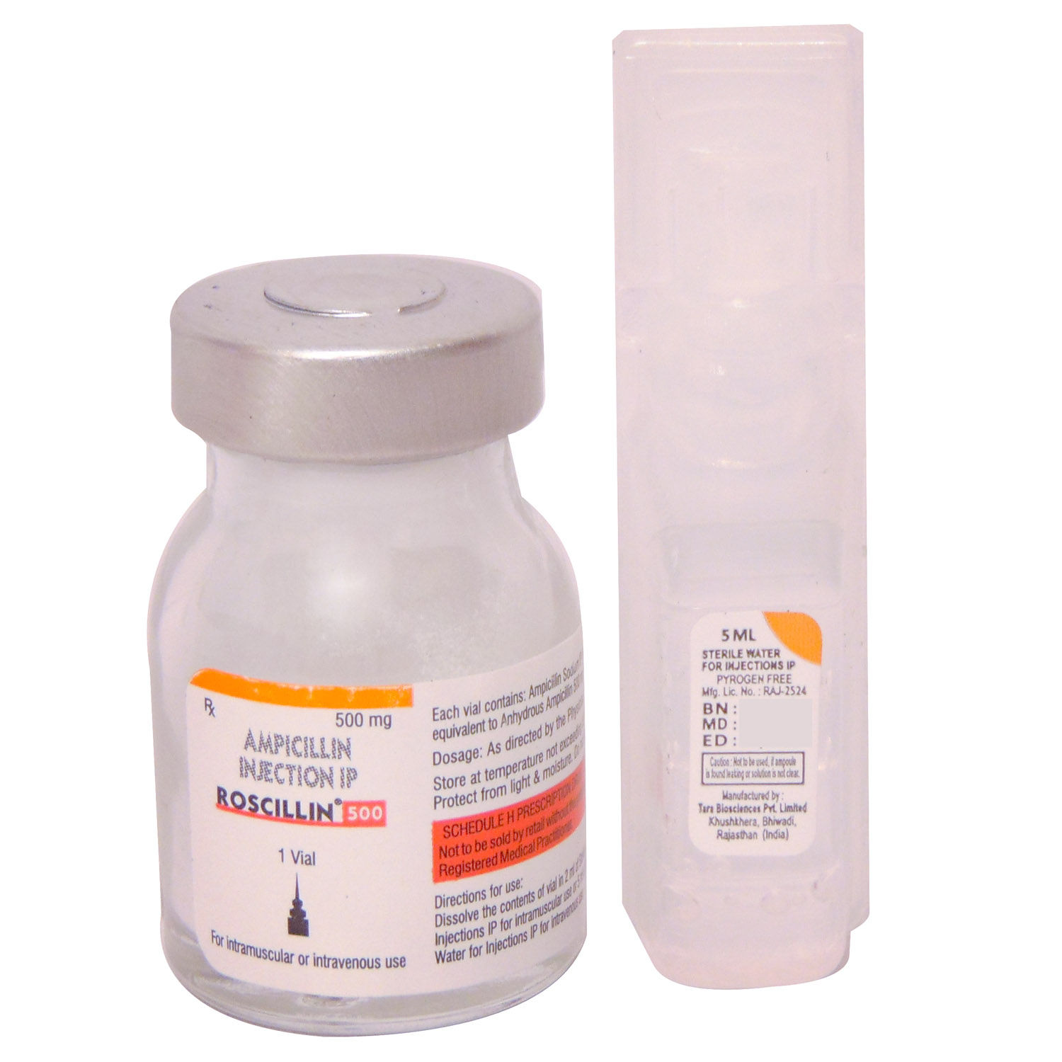 ROSCILLIN 500MG INJECTION Price, Uses, Side Effects, Composition ...