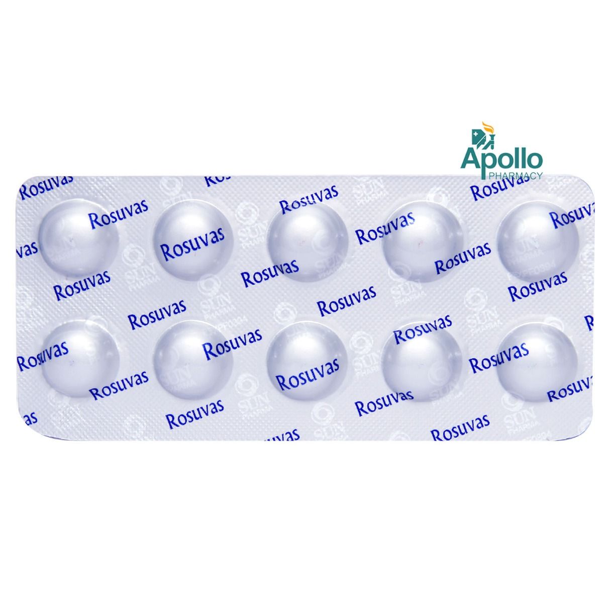 Rosuvas 20 Tablet 10's Price, Uses, Side Effects, Composition - Apollo ...