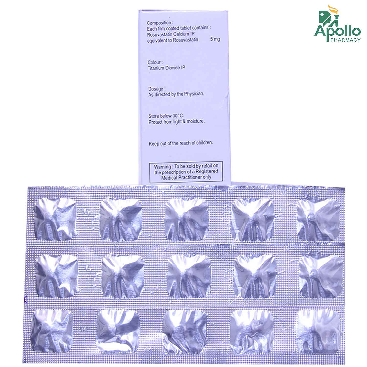 Rosufit-5 Tablet 15's Price, Uses, Side Effects, Composition - Apollo ...