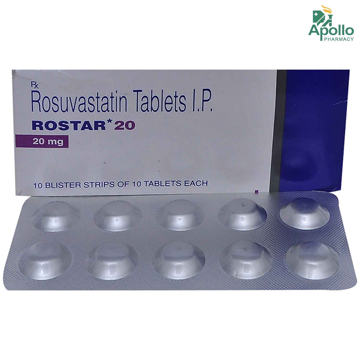 ROSTAR 20MG TABLET Price, Uses, Side Effects, Composition - Apollo Pharmacy