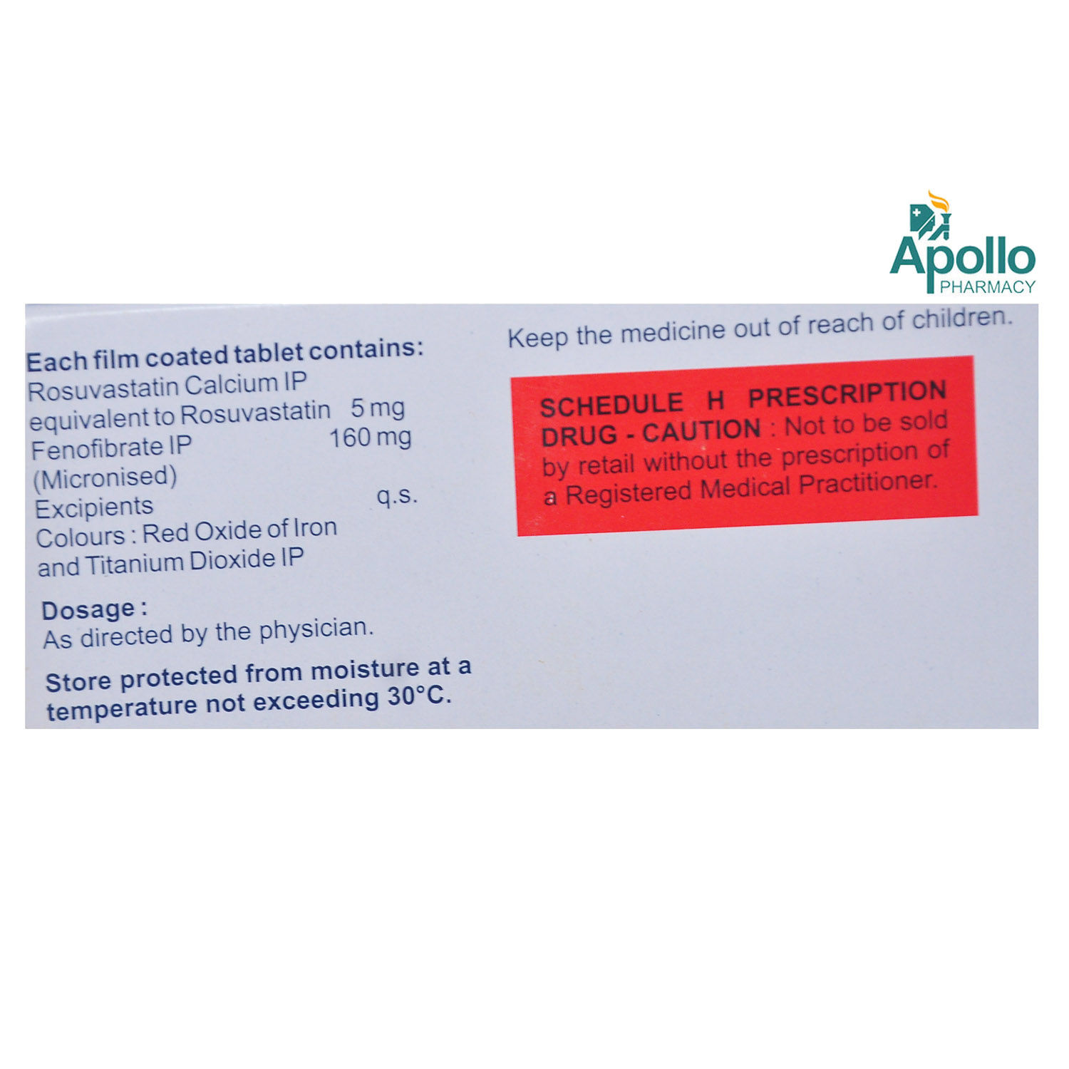 ROSAVE F 5MG TABLET Price, Uses, Side Effects, Composition - Apollo ...