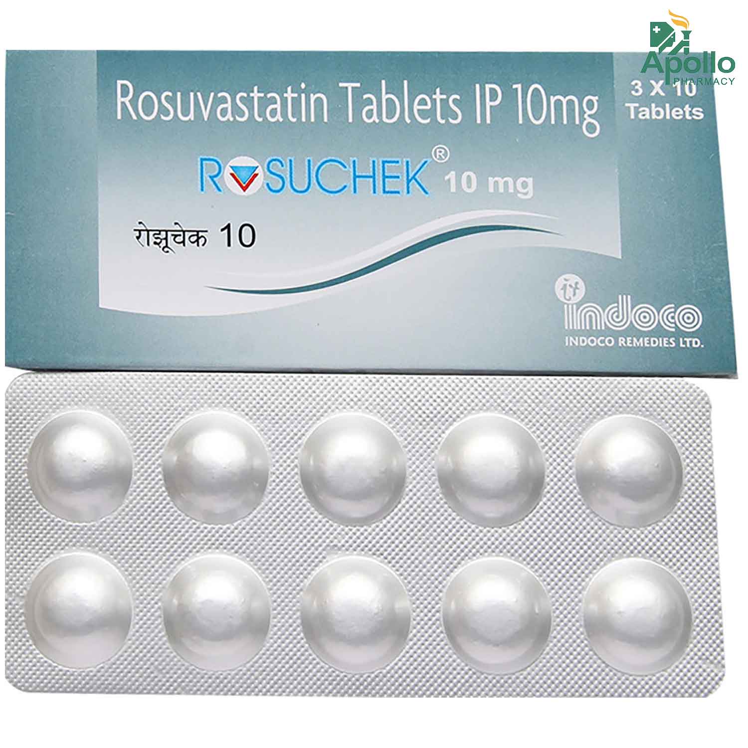 Rosuchek 10 mg Tablet 10's Price, Uses, Side Effects, Composition ...