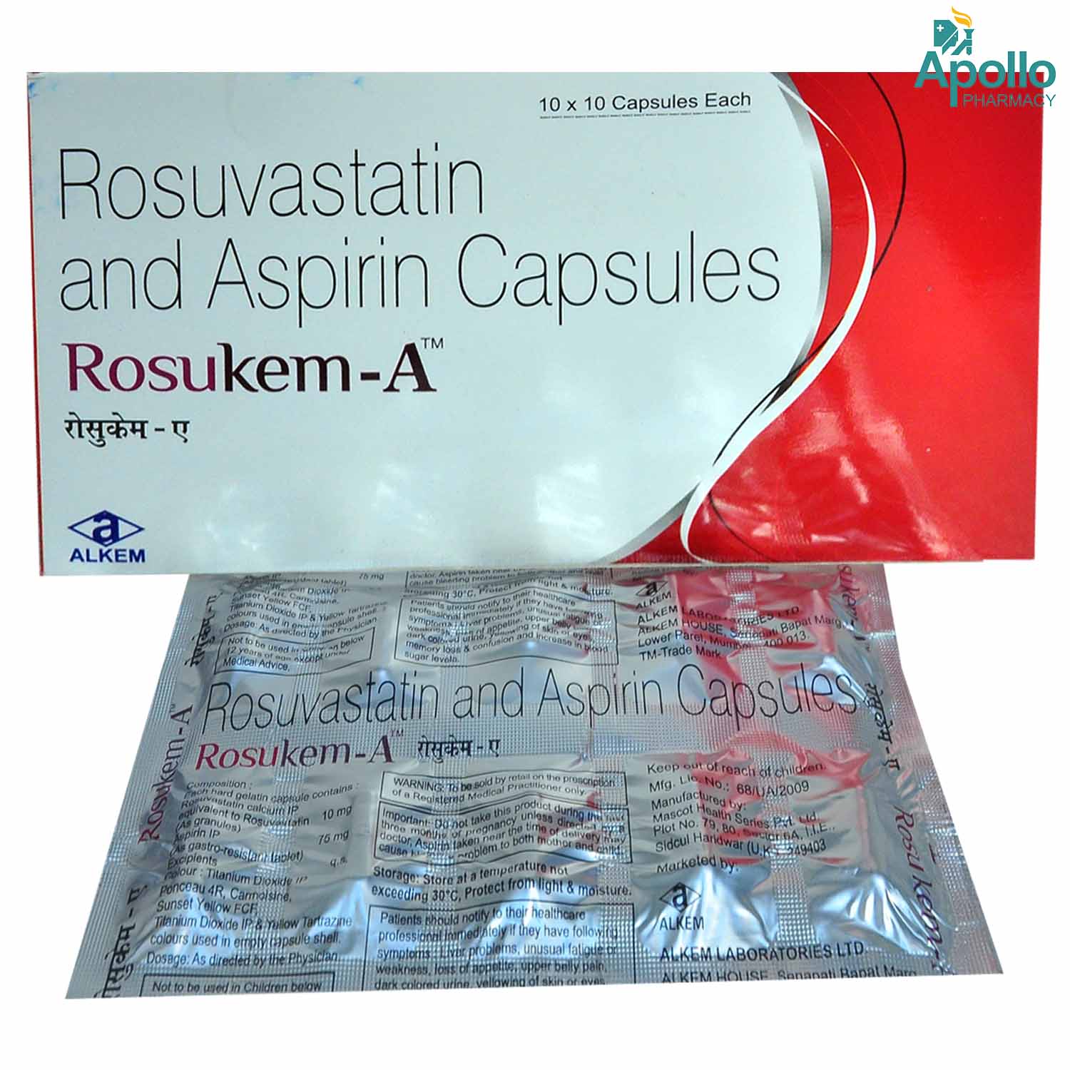 Rosukem-A Capsule 10's Price, Uses, Side Effects, Composition - Apollo ...