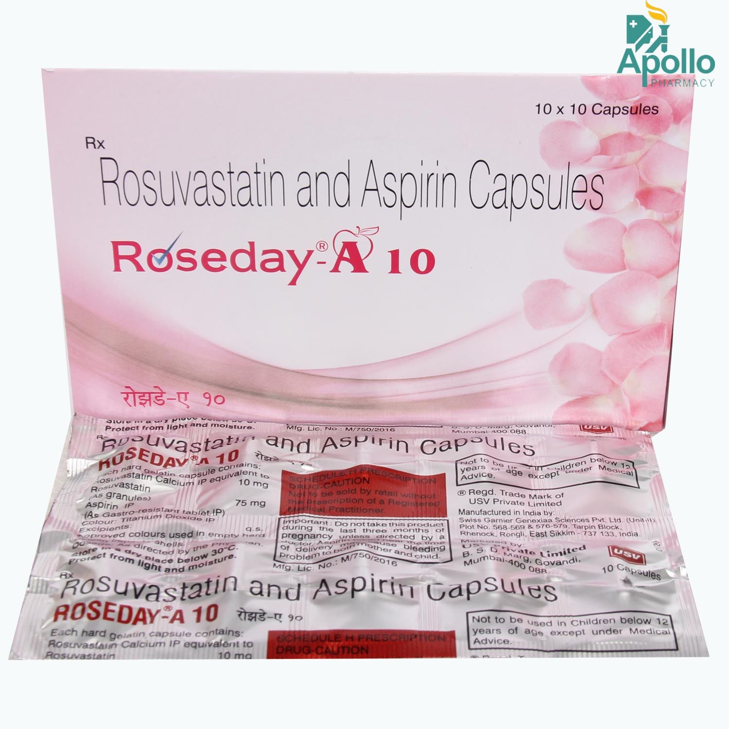 Roseday-A 10 Tablet 10's Price, Uses, Side Effects, Composition ...