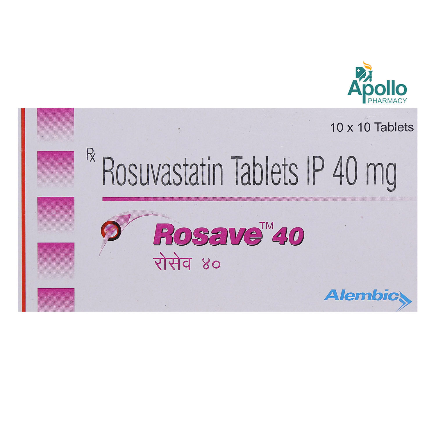 ROSAVE 40MG TABLET Price, Uses, Side Effects, Composition - Apollo Pharmacy
