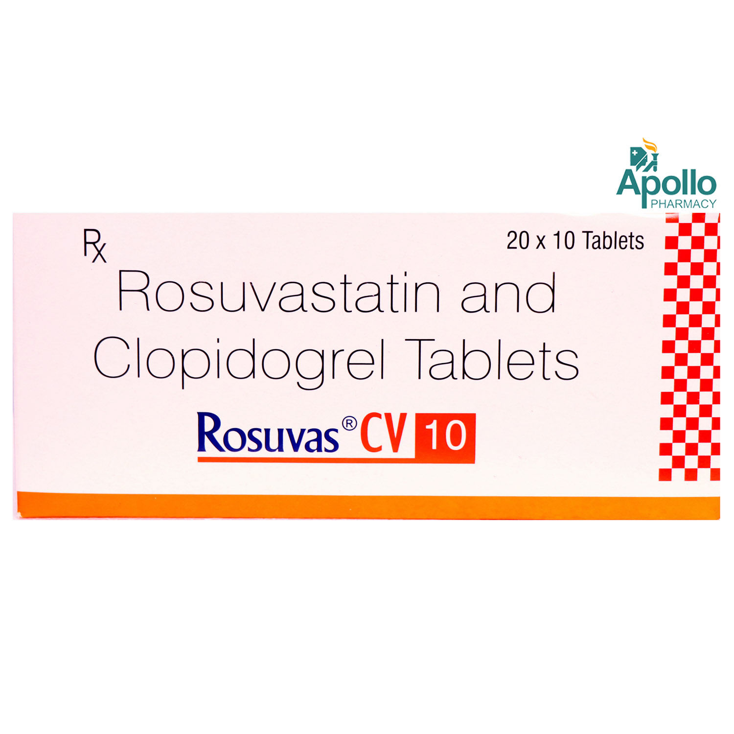 Rosuvas CV 10 Tablet 10's Price, Uses, Side Effects, Composition ...