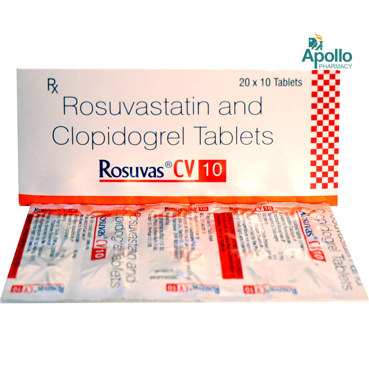 Rosuvas CV 10 Tablet 10's Price, Uses, Side Effects, Composition ...