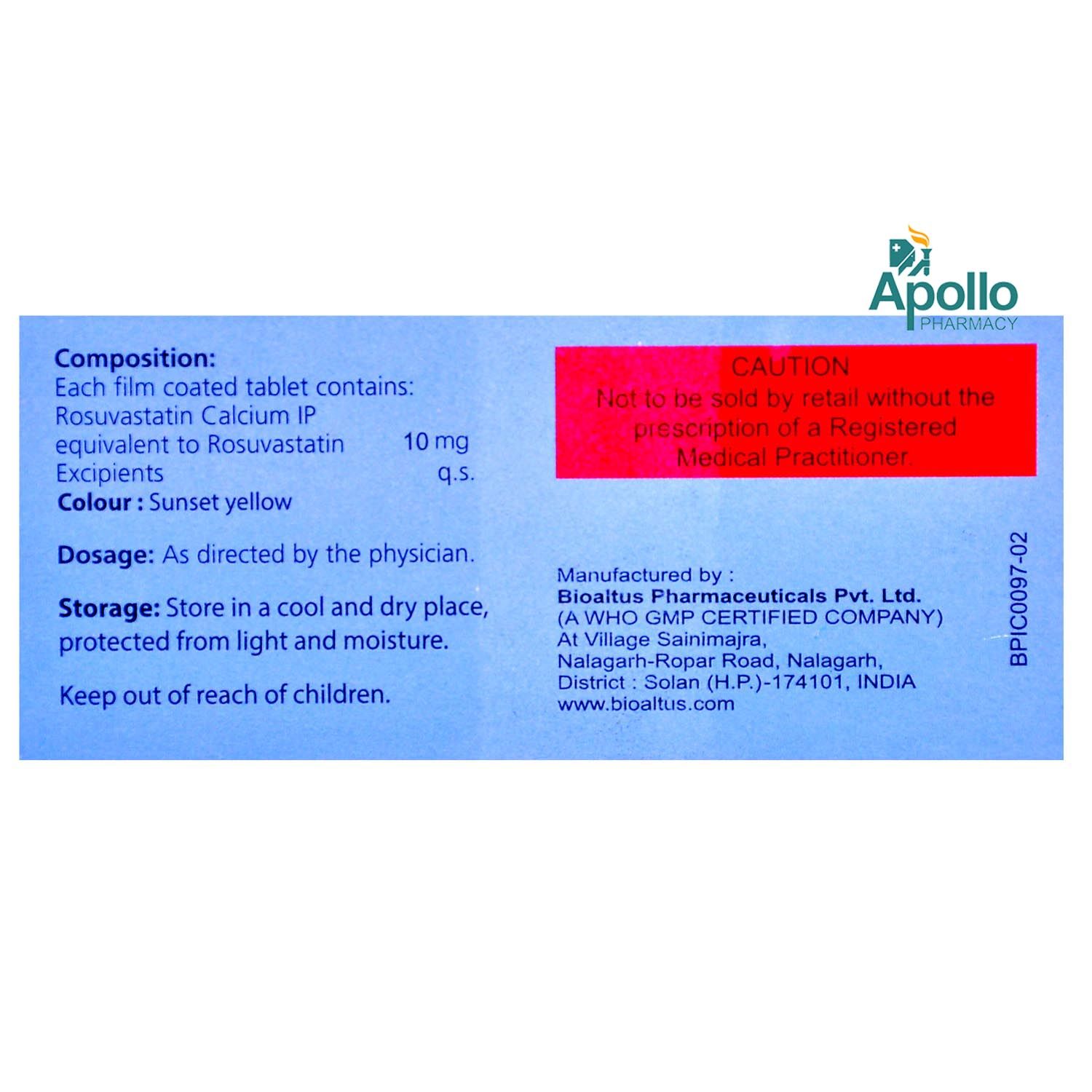 ROSQUEL 10MG TABLET 10'S Price, Uses, Side Effects, Composition ...