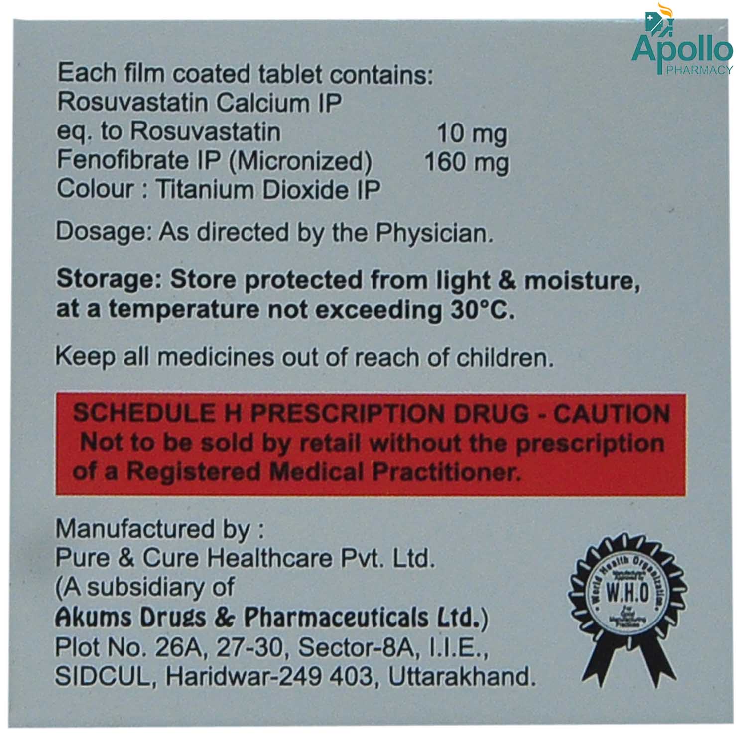 ROSULIFE F10 TABLET 10'S Price, Uses, Side Effects, Composition ...